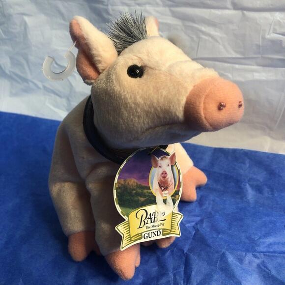 Gund | Toys | Vintage Gund Mini Babe The Pig 4 Bean Bag Plush Toy New ...